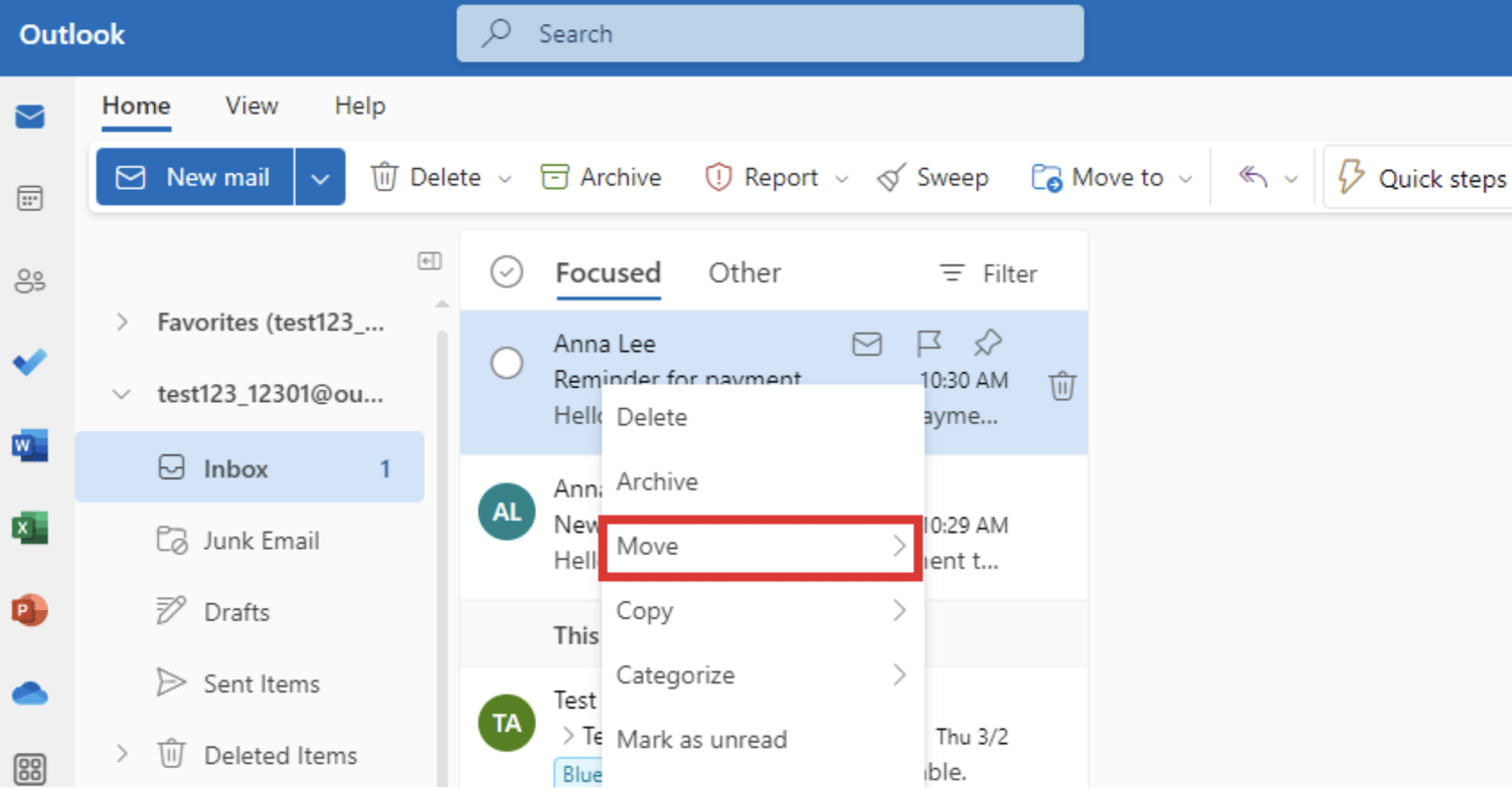 Comment organiser les e-mails Outlook en utilisant les dossiers et les ...