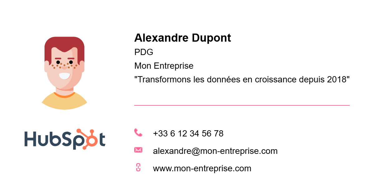 Exemples de signatures e-mail performantes pour dirigeants | HubSpot