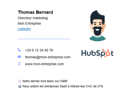 Exemples de signatures e-mail performantes pour dirigeants | HubSpot