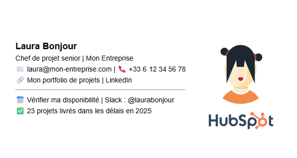 Exemples de signatures e-mail performantes pour dirigeants | HubSpot