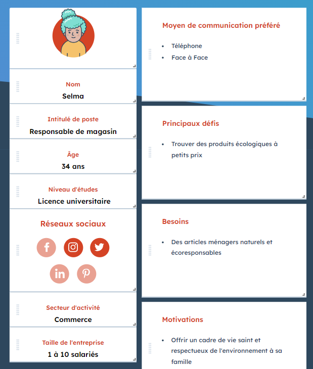 7 exemples de personas pour établir le profil de votre client idéal ...